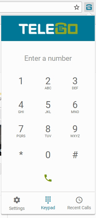 TeleGo Chrome Extension – Telego